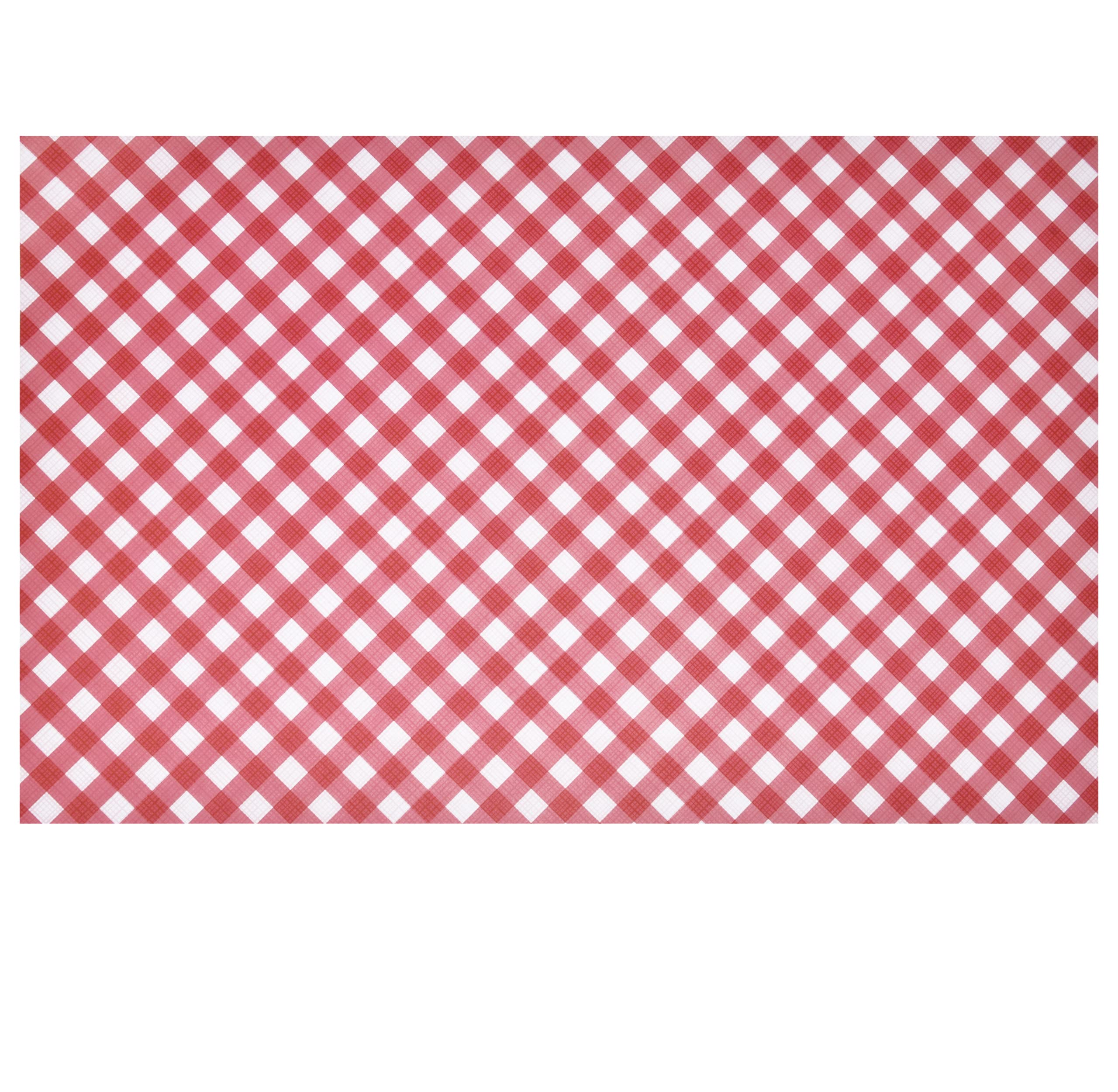 Disposable Red Gingham Paper Place Mats 50 Pack 11”x 17” Summer Checkered Picnic BBQ Table Mat Charger Place Mat for Baby Shower Wedding Birthday Tea Party Dinner Table Setting Decorations 2 Sided