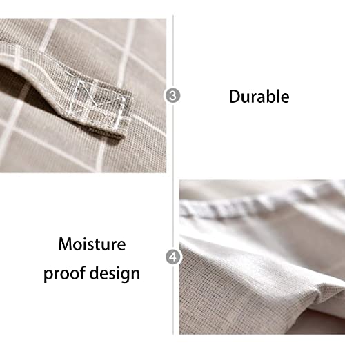 Liampo Large Capacity Clothes Organization and Storage Bins with Handles Bedding Storageused for Quilt Cover Quilt Luggage Packing 3 Pieces
