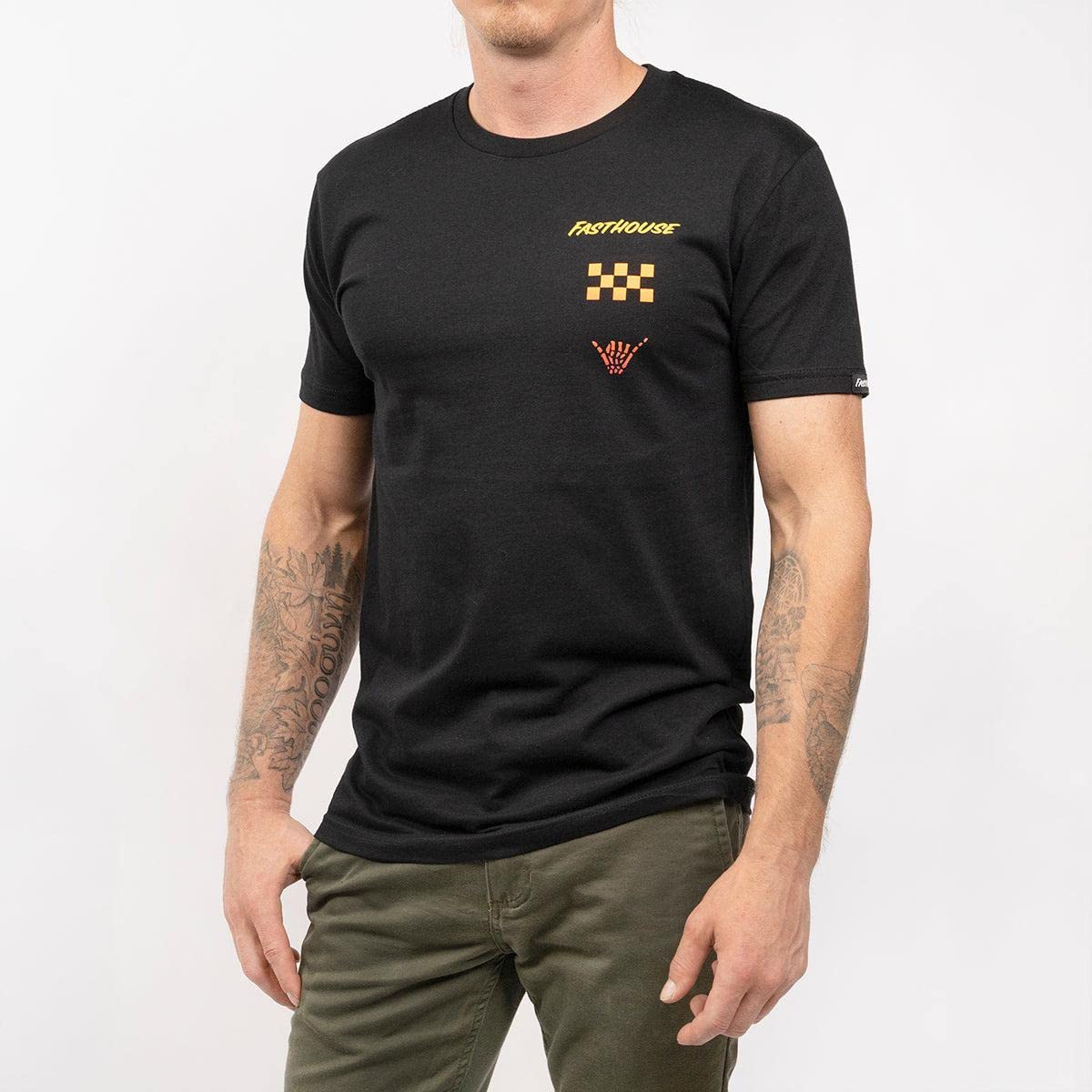 FASTHOUSE Subside Tee (Black, Medium)