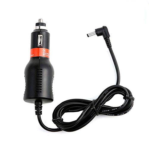 DC Car Adapter for Cobra XRS-9645 Radar Laser Detector Power Supply Charger Cord Cable, 6 Feet, with LED Indicator