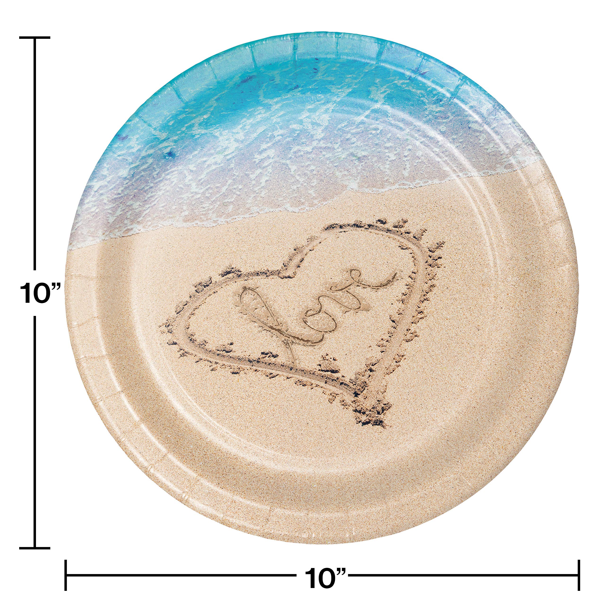 Creative Converting Banquet Plate, 10", Multicolor