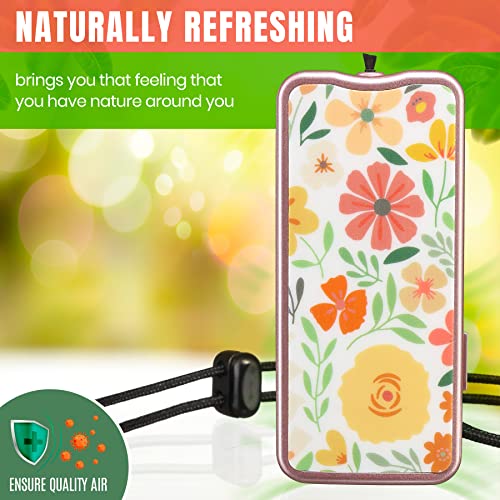 Portable Air Purifier Necklace - Rechargeable and Wearable Personal Air Device for Kids and Adults - Negative Ion Generator, Portable & Travel Size