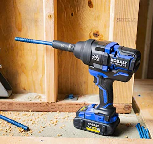Kobalt XTR 24-Volt Max 1/2-in Drive Cordless Impact Wrench (1-Battery Included)