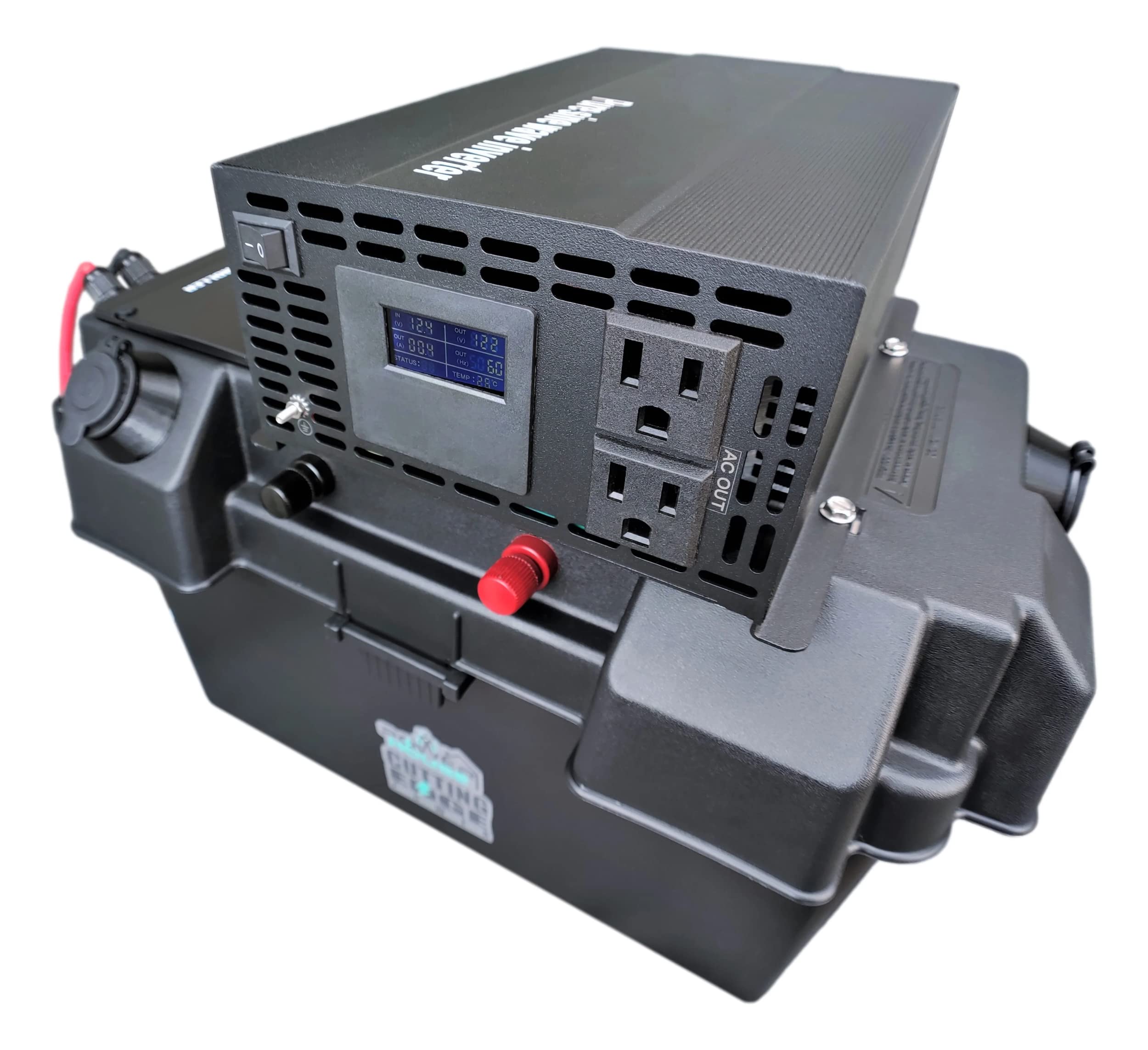 DIY Solar Generator Battery Box: Fully Assembled, Modular and Expandable with up to 3000W Output and 3.6kWh Battery Capacity (1000W Pure Sine)