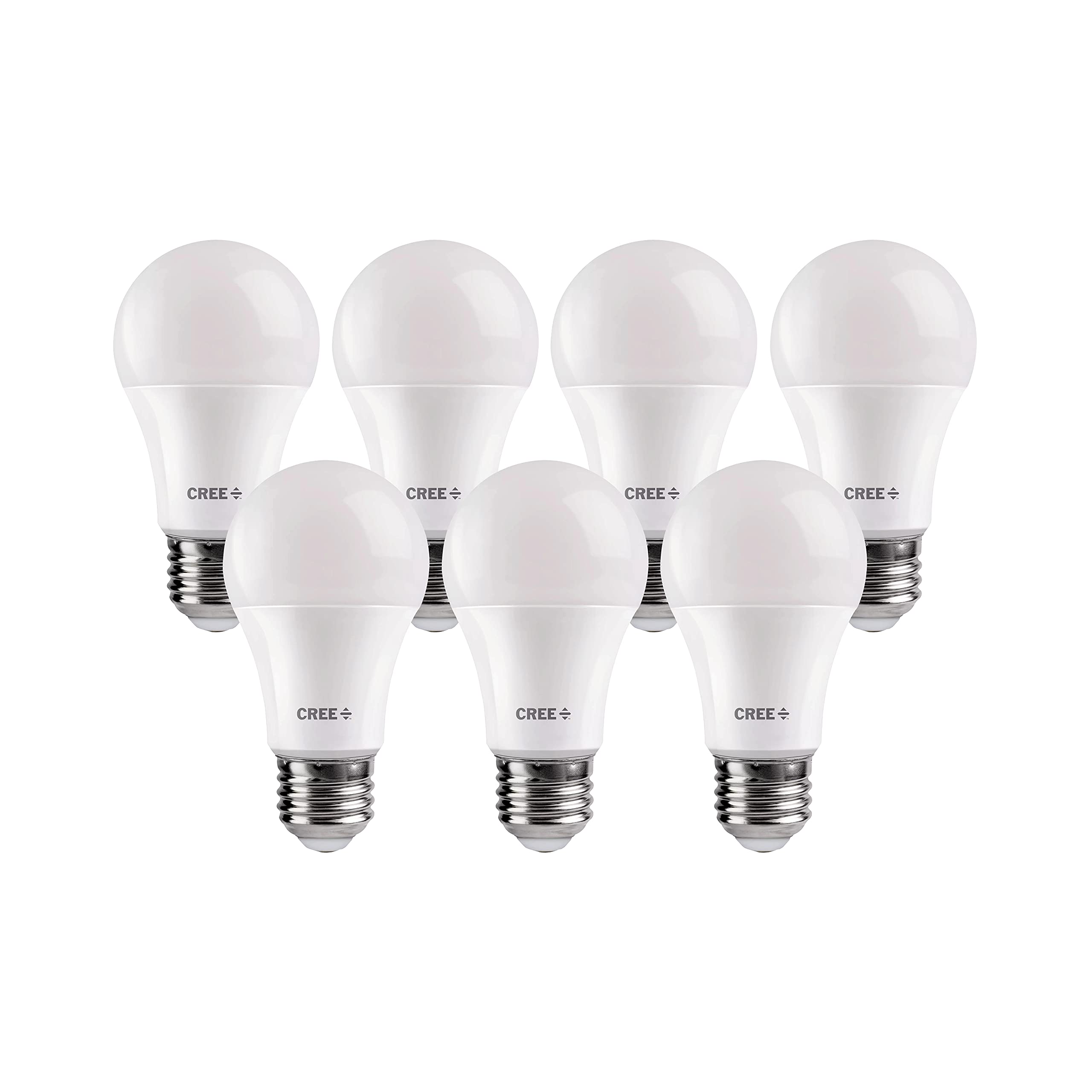 Cree Lighting Exceptional Series A19 Bulb, 2700K Dimmable LED Bulb, 75W + 1100 Lumens, Soft White, [7] 1 Packs