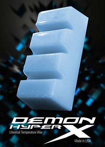 Demon Hyper Ski and Snowboard Wax -Universal Blend for Any Temp Snow- 1.06 LB/ 480 gm Block- Made in USA- No PFAS
