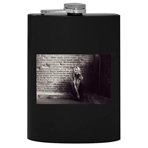 FC Carino B35Y22D63W0403409M07T32C02S27-8oz Black Hip Alcohol Drinking Flask PDI #PIDP403409