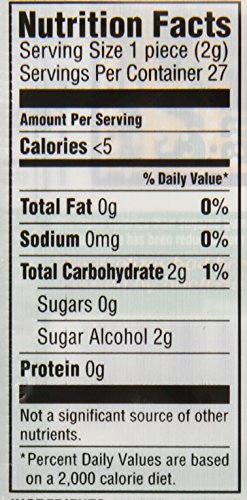 Dentyne Pure Gum, Mint with Melon Accents, 3-Count Packs (Pack of 5)