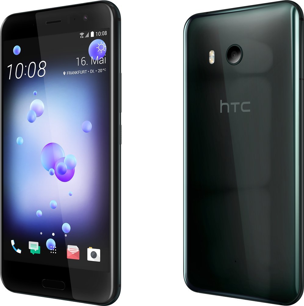 HTC U11 Dual-SIM 64GB (GSM Only, No CDMA) Factory Unlocked 4G/LTE Smartphone (Brilliant Black) - International Version