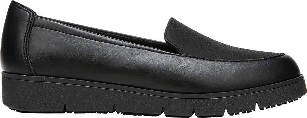 Dr. Scholl's Shoes Women's Webster Work Slip-Resistant Slip On, Black, 6