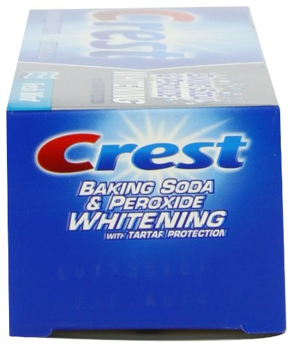 Crest Baking Soda And Peroxide Whitening With Tartar Protection Fresh Mint Flavor Toothpaste 8.2 Oz (Pack of 6)