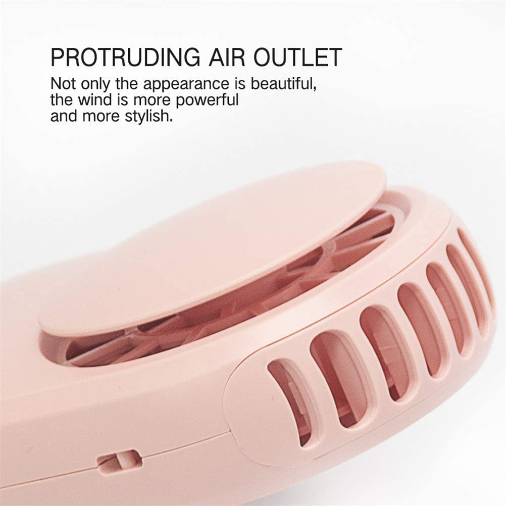 Feugole USB Mini Fan Air Conditioning Blower for Eyelash Extension Rechargeable Electric Fan Portable Small Dryer with 4 Sizes Cartoon Eyes Stickers