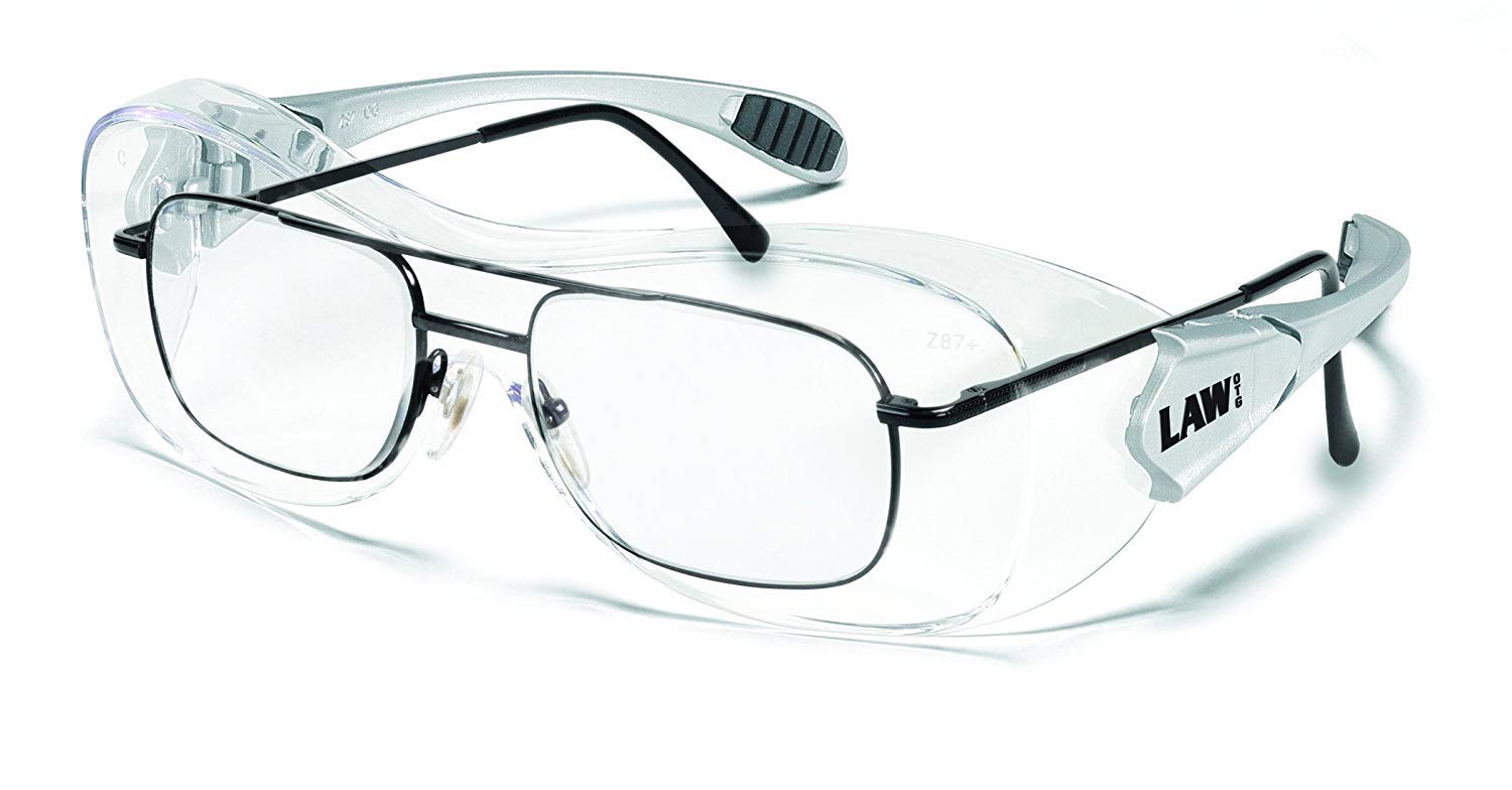 Crews OG110AF Law Safety Glass Over The Glass Clear Anti-Fog, Pack of 12