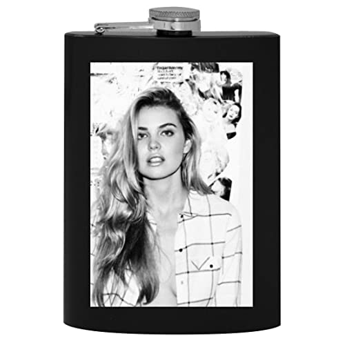FC Carino B35Y22D63W0485411M07T32C02S27-8oz Black Hip Alcohol Drinking Flask PDI #PIDP485411