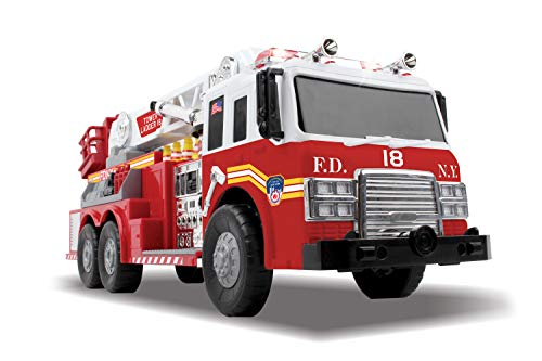 Daron FDNY 27' Ladder Truck with Lights, Sounds and Working Water Cannon 2019 New