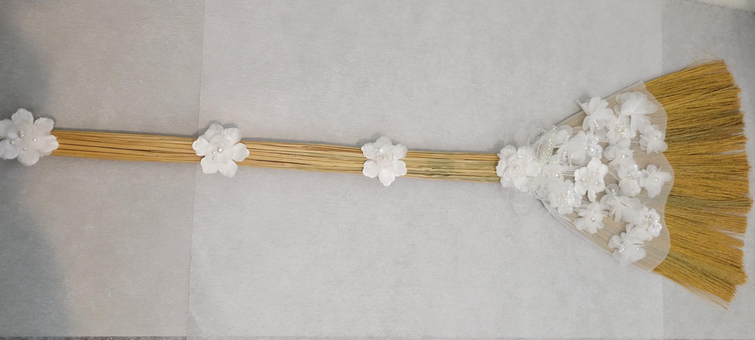 OnHoliday 34" Wedding Jumping The Jump Broom Ceremony Design Your Own Bridal Accessory