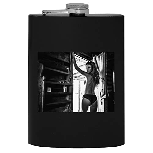 FC Carino B35Y22D63W0734669M07T32C02S27-8oz Black Hip Alcohol Drinking Flask PDI #PIDP734669