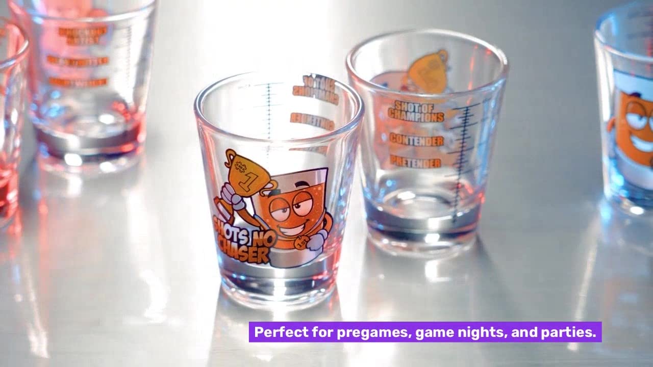 Extremely Under The Influence + Shot Glass Bundle (Expansion Pack and 6 Shot Glasses)