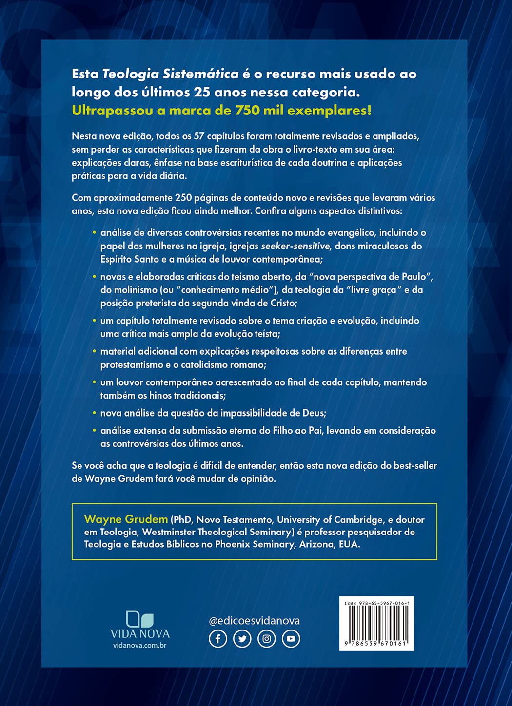 Teologia Sistemática (GRUDEM): 2ª Ed. revisada e ampliada.