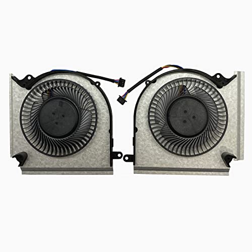 LANDALANYA Replacement New CPU and GPU Cooling Fan for MSI GE66 GP66 GL66 Series Laptop PABD08008SH N453 N454 E330800930MC200K E330401690MC200K Fan DC5V 1.0A