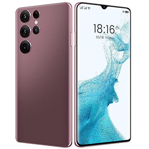 Unlocked Smartphone 6.7inch Cell Phone S22 Ultra 2+16GB HD Full Screen Straight Talk Phone Dual Sim Unlocked Boost Android Mobile Phone (Rose Gold)