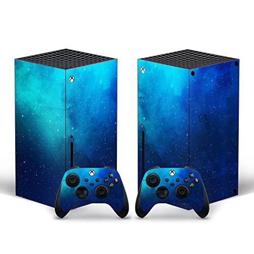 Guugoon Colorful Sky Skins Compatible with Xbox Series X Console Controller, Vinyl Decal Stickers for Xbox Series X,1
