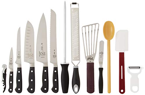 Mercer Culinary Renaissance Forged Cutlery Food Lab Kit, Black