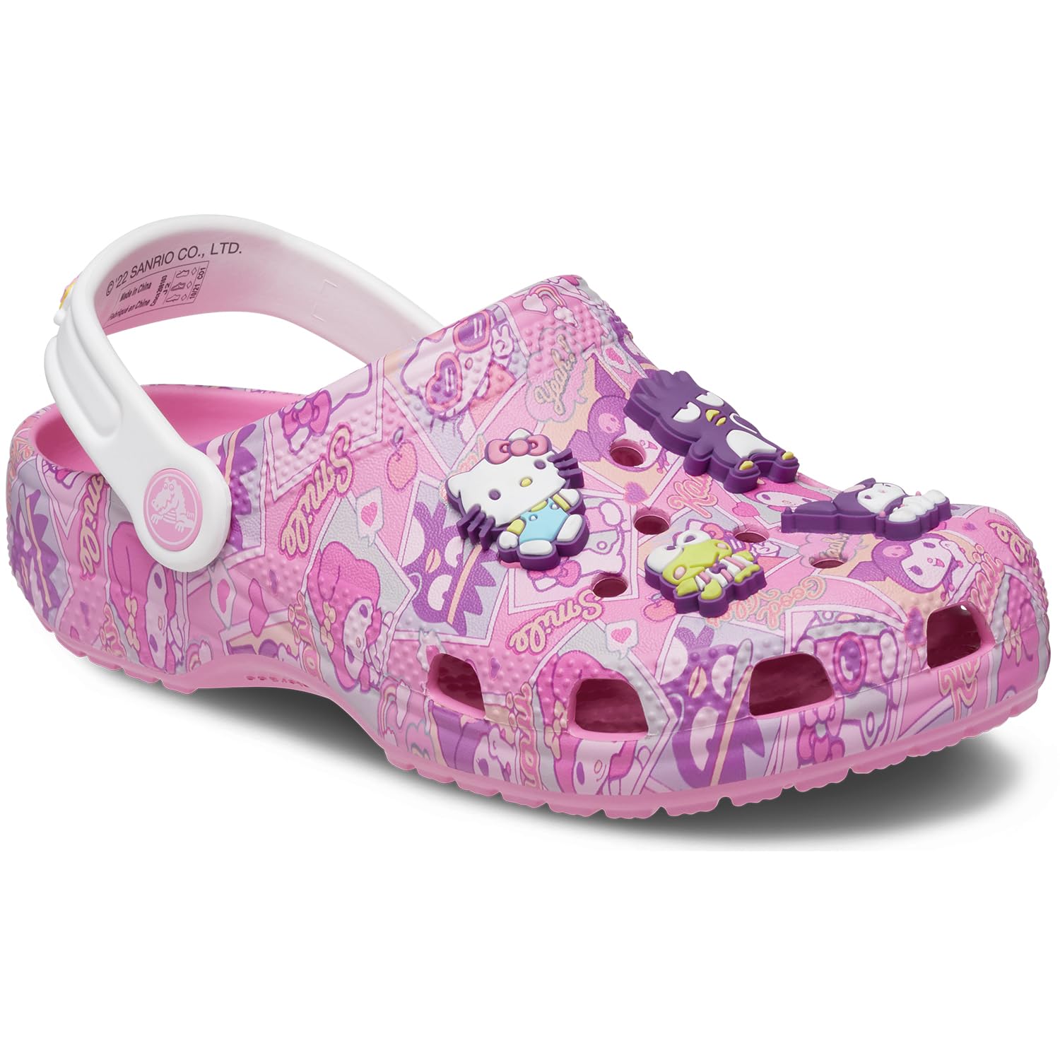 Crocs Classic Hello Kitty Clogs, Pink, 5 US Unisex Big Kid