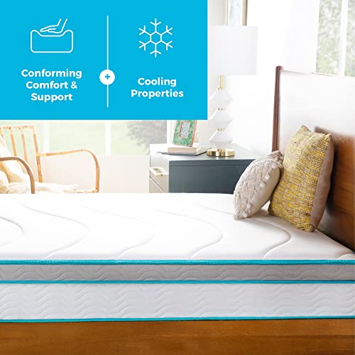 LINENSPA 8 Inch Memory Foam and Innerspring Hybrid Mattress β California King Mattress β Bed in a Box β Medium Firm Mattress