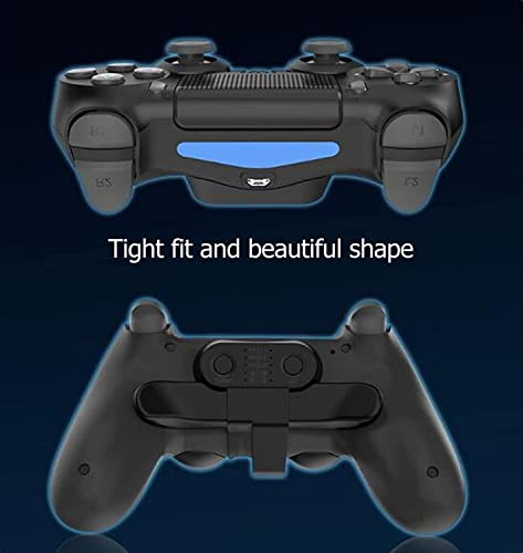 Diyeeni Paddles for PS4 Controller, 10 Key Back Attachment, Controller Paddles for PS4, Plug and Play, Support for Turbo Burst, Programmable Buttons