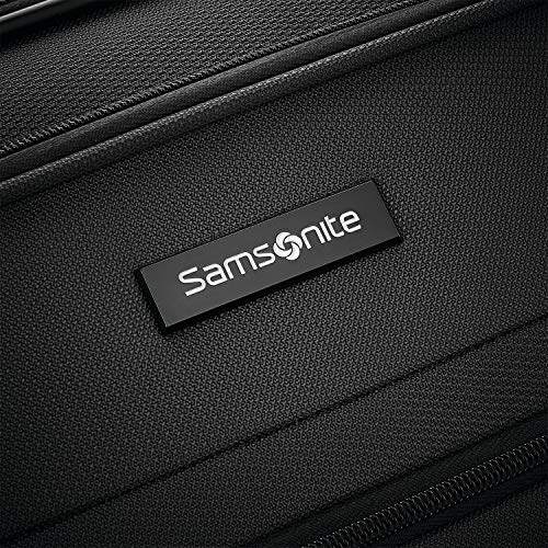 Samsonite Ascella X Softside Expandable Luggage with Spinners, Black, 2PC SET (Carry-on/Medium)