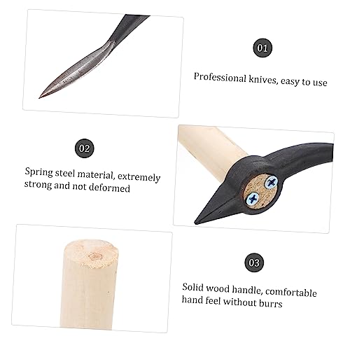 UPKOCH 1pc Oyster Oyster Knife Oyster Knives Tool Oyster Shucker Crab Shucker Durable Seafood Opener Kitchen Accessory Home Oyster Shucker Multifunction Shelling Knife Clams Sheller Black
