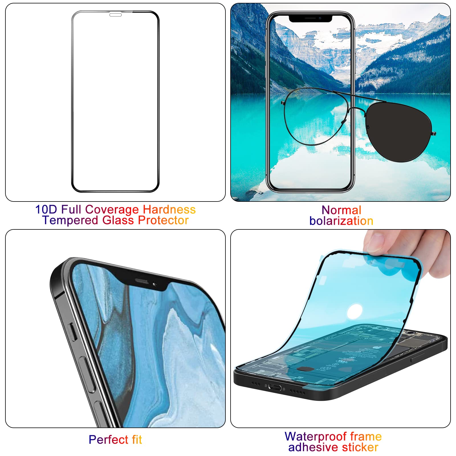 Premium for iPhone 11 Pro MAX Screen Replacement (6.5 inch) 3D Touch Screen Full Repair kit, Display Digitizer Glass Assembly with Waterproof Adhesive, Tools Set, Tempered Glass, Instruction