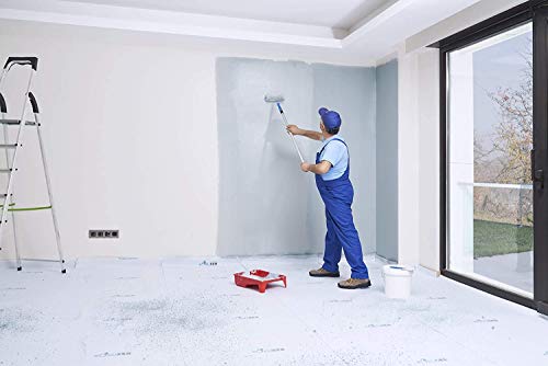 KORUSER Temporary Floor Protection 36ββ x 100β - Anti Slip, Easily Applied Save Your Time - 100% Paint Proof β Reusable Material,Coverage of 300 sqft!