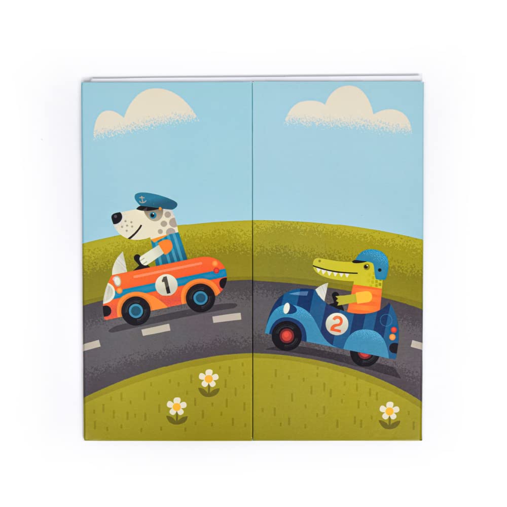 DJECO Sticker Stories Activity Toy - Cars