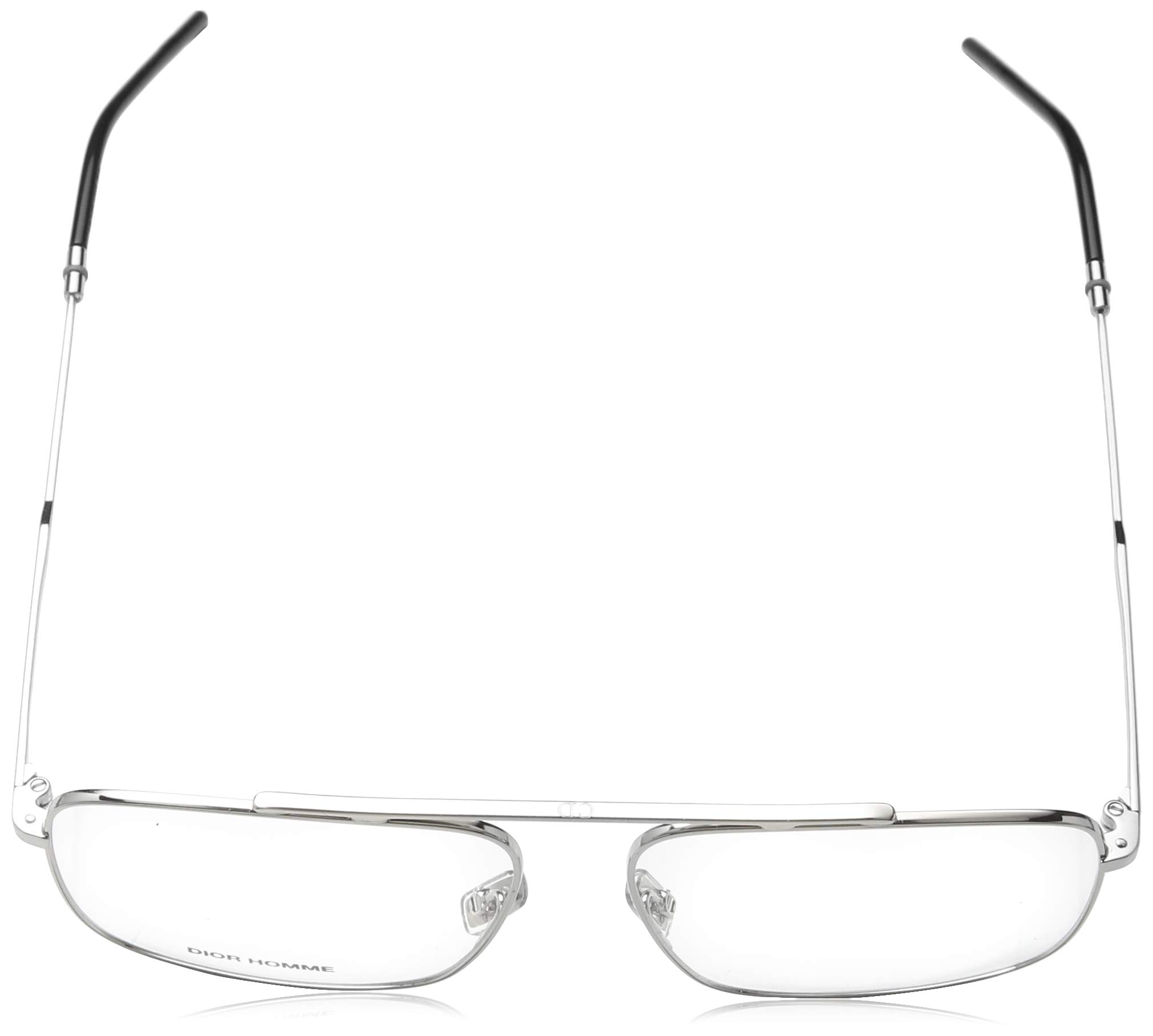Dior Homme CD 220 010 Palladium Metal Aviator Eyeglasses 58mm