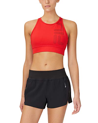 Fila Women's Stretch Woven Running Short, Black, XL 3