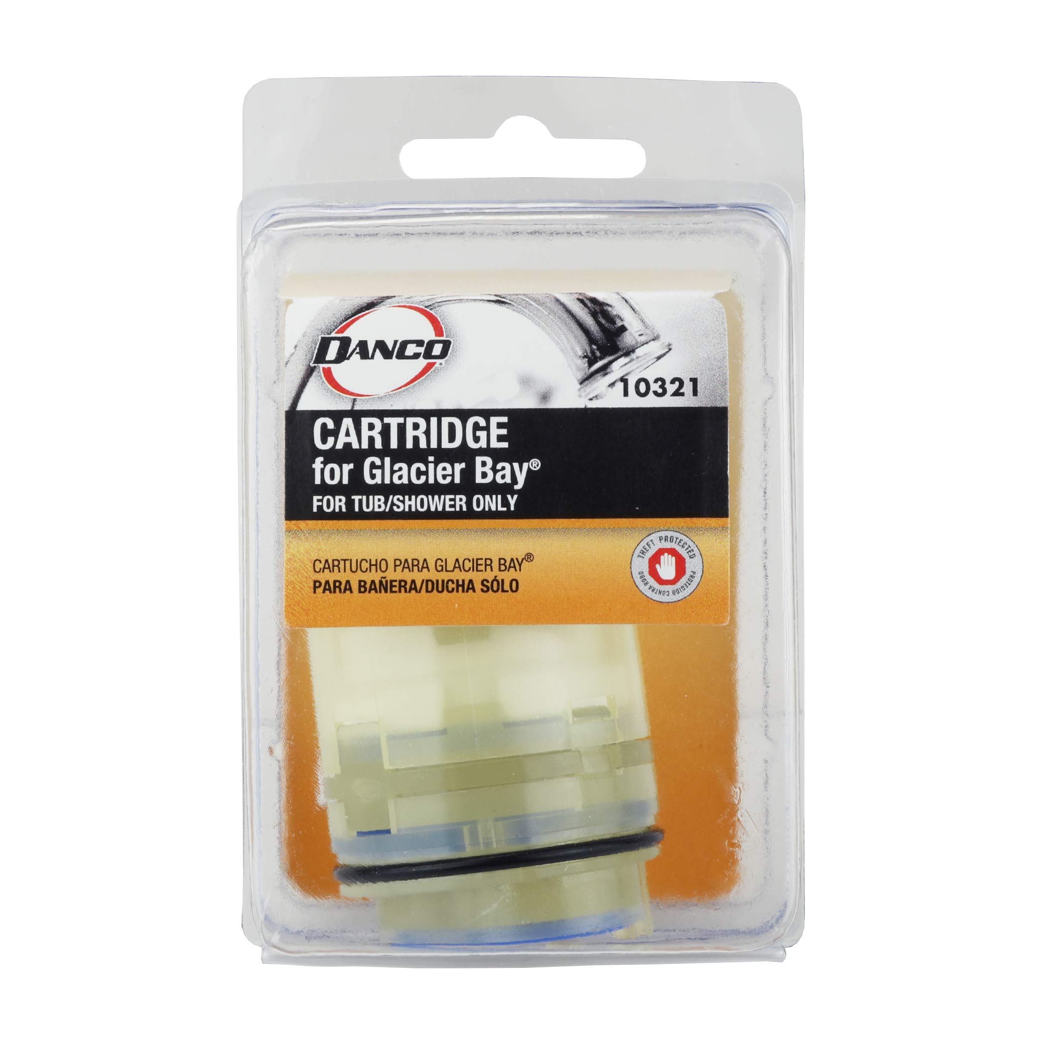 Danco Cartridge for Glacier Bay Single-Handle Tub/Shower Faucets Works for Hot & Cold Water Applications Faucet Repair, Brass/Antique Brass (10321)
