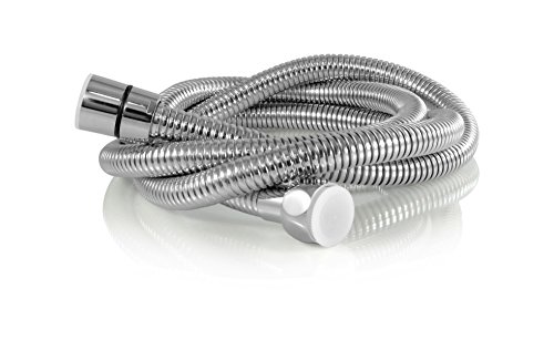 K&J Flexible 304 Stainless Steel Shower Hose - Universal Fit - Fits All Handheld Shower Heads, Sprayers, And Bidet Sprayers (Not Included) - Real 304 Stainless Steel (1, 6 ft)