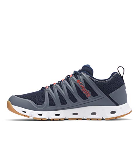 Columbia PFG Men's Megavent II PFG Shoe, Collegiate Navy/Blood Orange, 7 Regular US