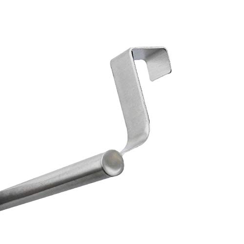 Stainless Steel Towel Bar Holder Over Kitchen Cabinet Door Hanging Rack 24cm 36cm by SHG (36cm)