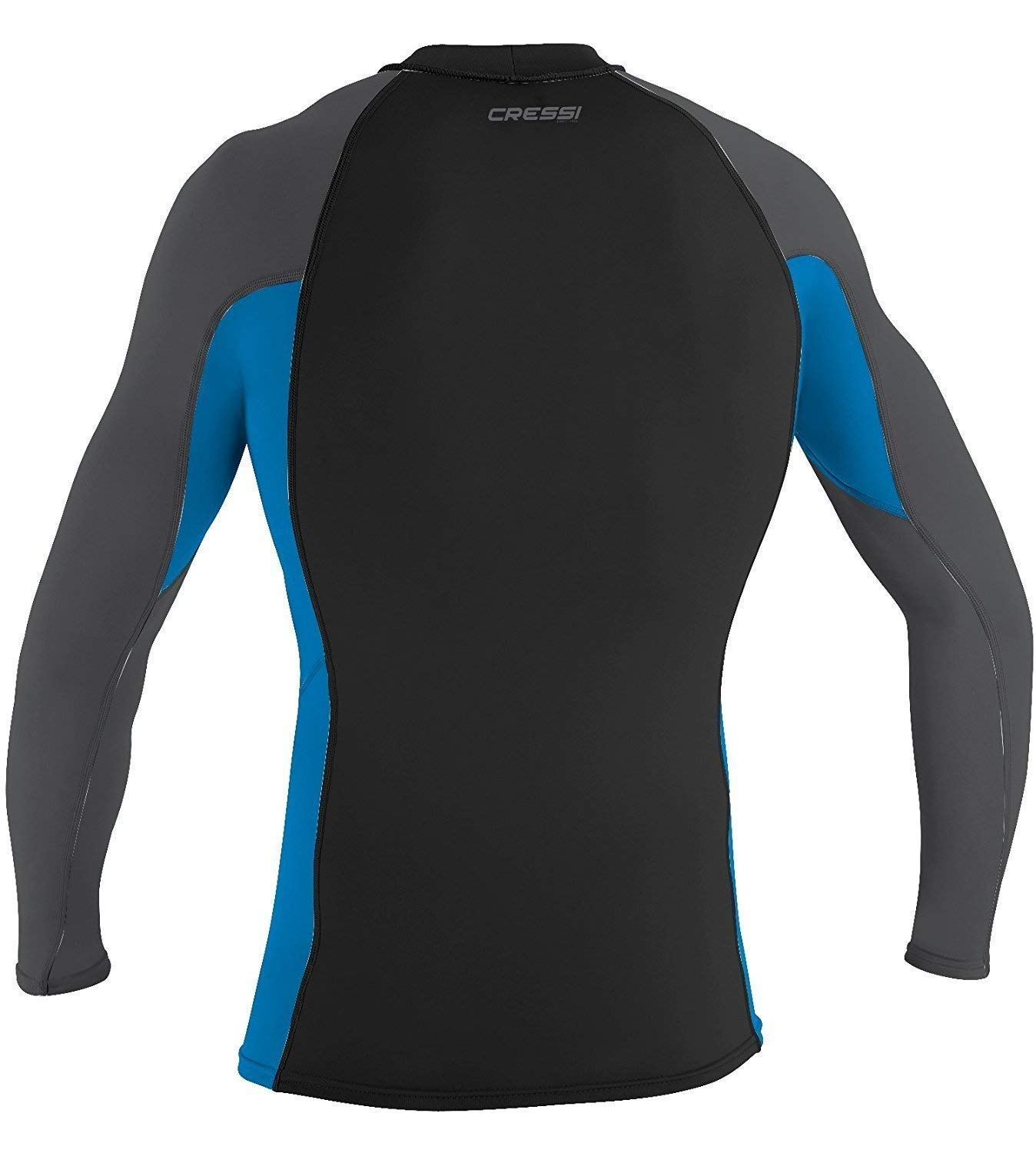Cressi Man Long Sleeve Rash Guard 2018 - Black/Blue [M]