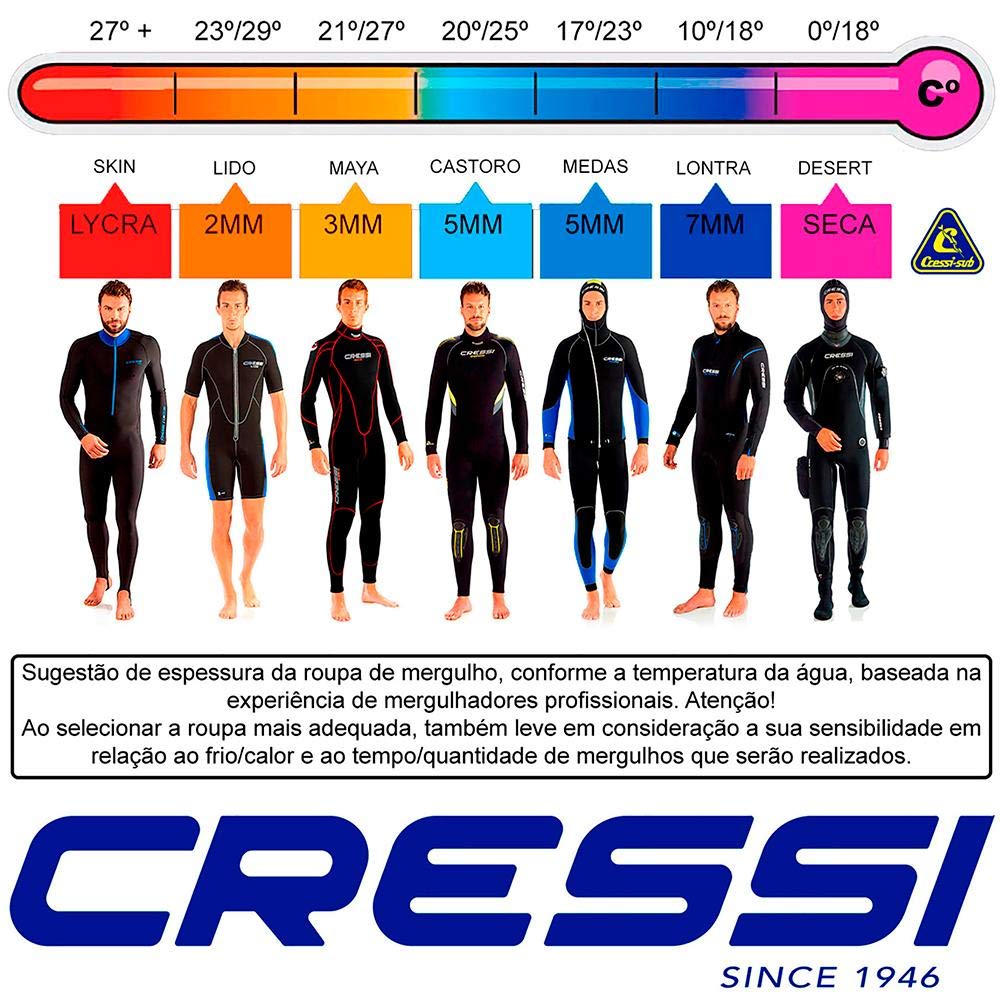 Cressi Maya 2.5 mm, Black/Lilac, M