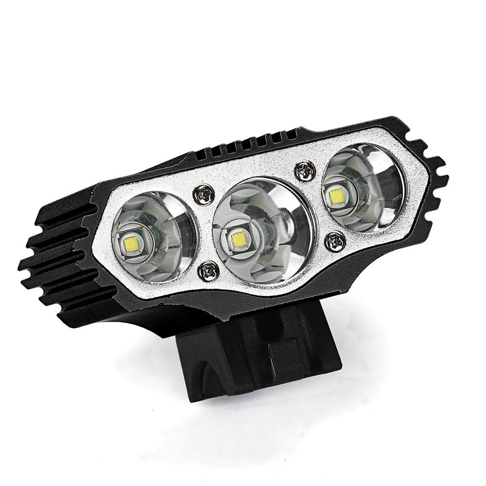 Dianli 12000 Lm 3 x XML T6 LED 3 Modes Bicycle Lamp Bike Light Headlight Cycling Torch Bike Accessory Set Lightweight Durable Easy to Installation DIY Decoration Pain Relief