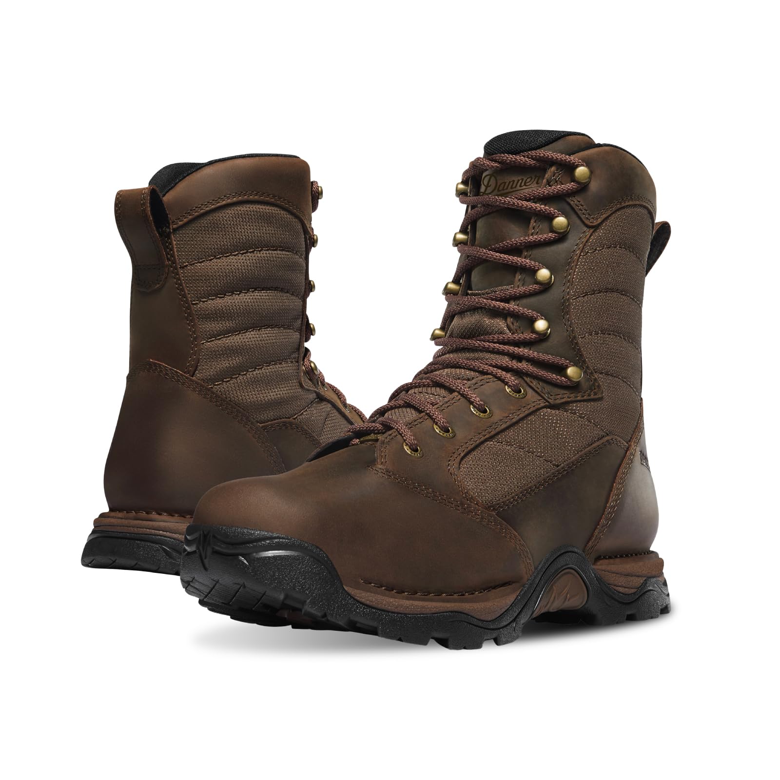 Danner Pronghorn 8â Hunting Boots for Men - Waterproof Gore-Tex and Full-Grain Leather, Cushion Midsole, Torsion Shank, and Vibram Traction Outsole, Brown - 11.5 D