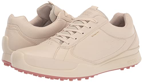 ECCO Women's Biom Hybrid Original Hydromax Water Resistant Golf Shoe, Limestone, 8-8.5
