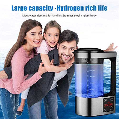 Hydrogen Rich Water Machine 2L Large Capacity Constant Temperature Heating Microelectrolysis Hydrogen Water Generator Anti Aging Antioxidant Hydrogen Water Make Health Care Cup