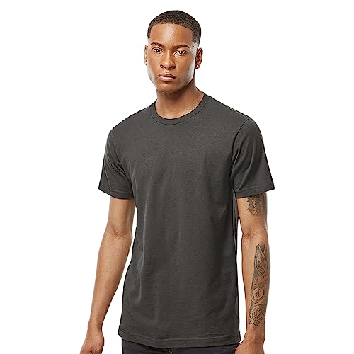 Tultex 202 - Unisex Fine Jersey Tee Charcoal Grey (Charcoal Grey, Extra Large)