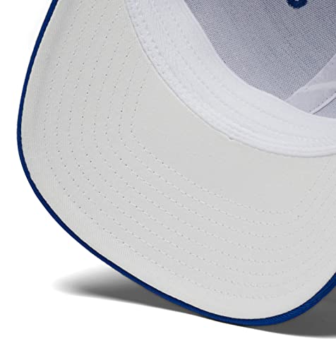 Columbia Unisex PFG Logo Mesh Ball Cap - High, Blue Macaw/White/Marlin, Large/X-Large