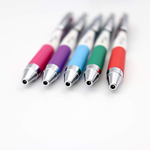 Zebra Pen Z-Grip Flight Retractable Ballpoint Pen, Bold Point, 1.2mm, Assorted Fashion Colors, 4-Count